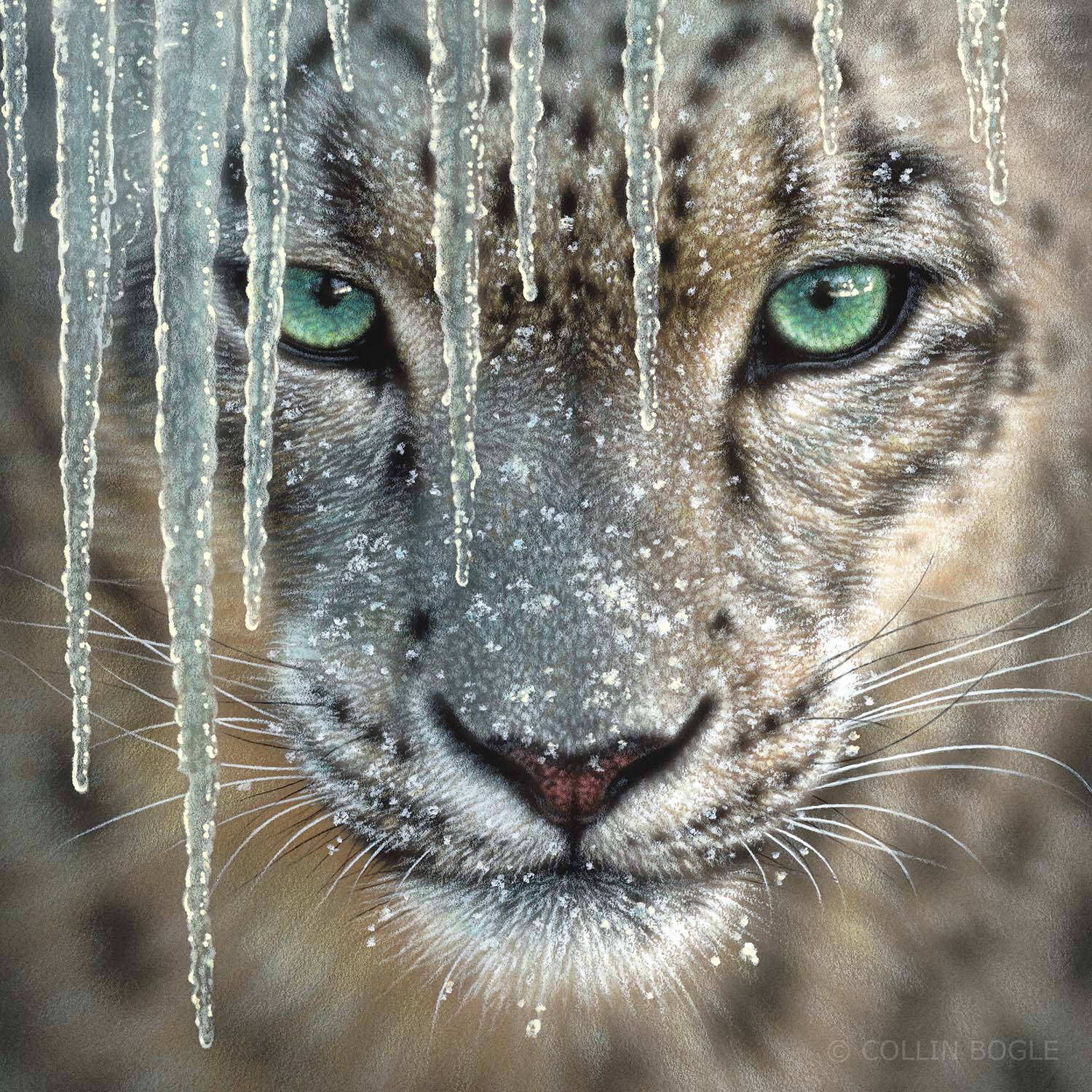 Big Cat Paintings, Wild Cat Art Prints, Tiger, Lion, Snow Leopard Art ...